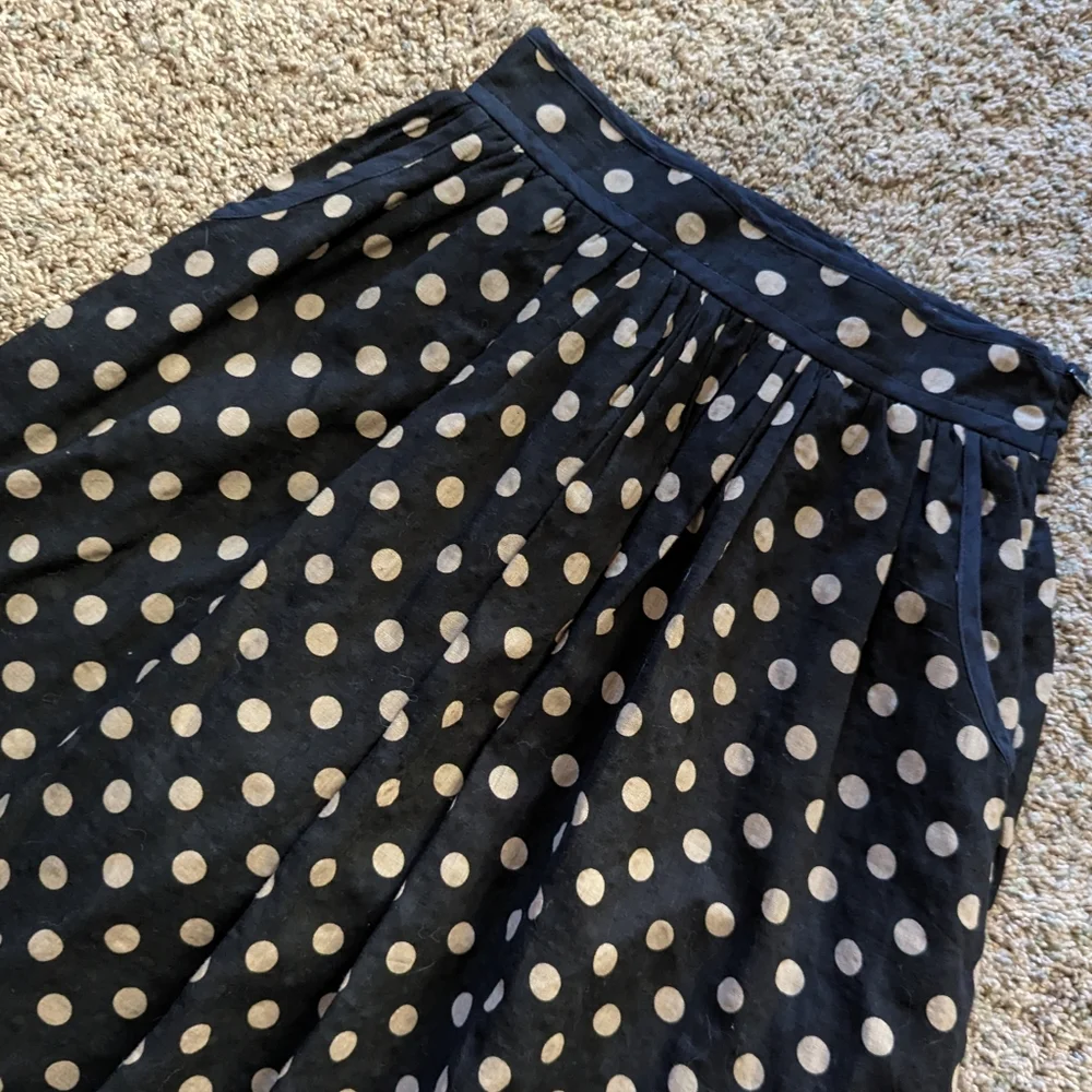 Tulip B | Skirts | Polka Dot Midi Skirt Retro 95s Style S | Poshmark